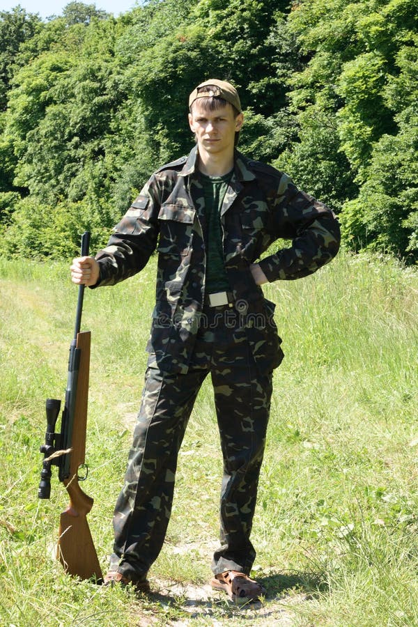 Huntsman stock image. Image of finger, instrument, trigger - 5561859