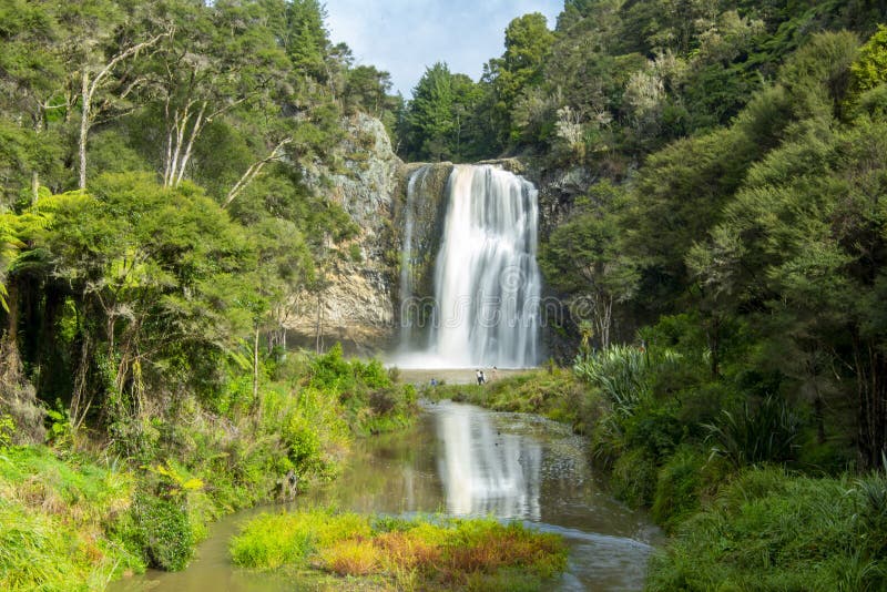 Hunua Falls stock photo. Image of falls, woods, water - 322800086