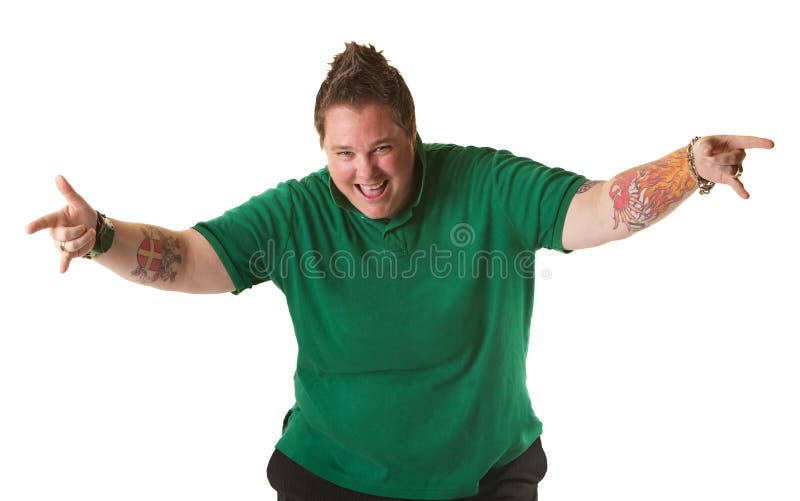 Hupen-Zeichen Der Dame-Makes Bull Stockbild - Bild von mollig, hupe ...