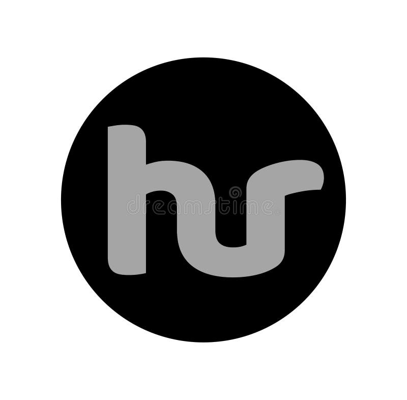 HUR Company Initial Name Letters Monogram. HUR Symbol Stock Vector ...