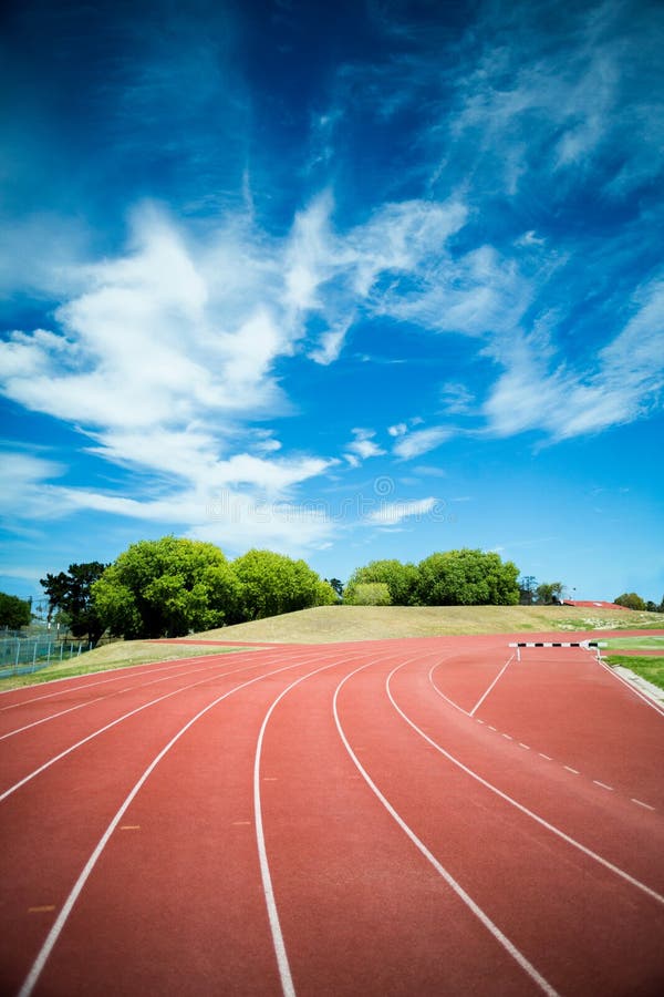 Hurdle on the Running Track Stock Image - Image of green, lawn: 77888073