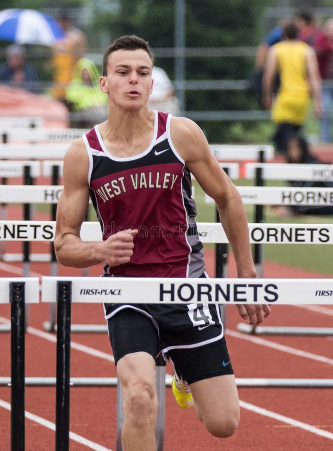 Hurdler imagen de archivo editorial. Imagen de invitar - 73520384