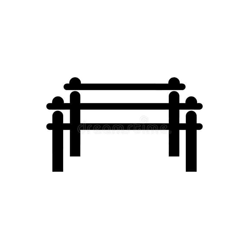 Hurdles Icon stock vector. Illustration of barrier, obstacles - 296707158
