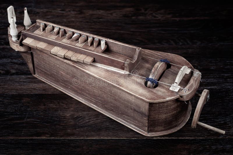 The Hurdy Gurdy, Stringed Musical Instrument Stock Photo - Image of ...