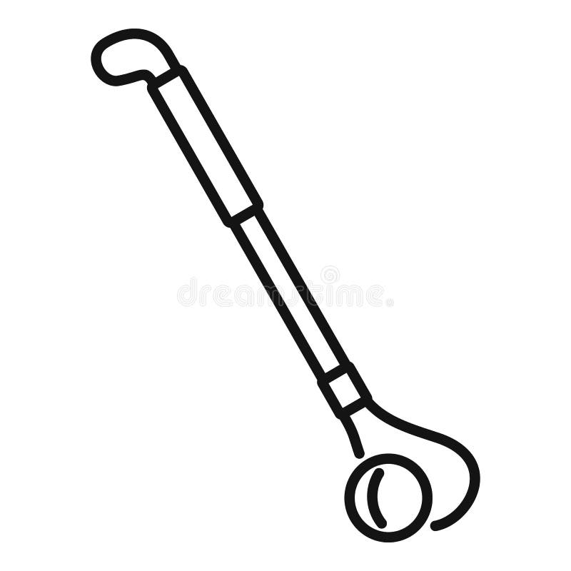 Hurling Stick Icon, Cartoon Style Stock Vector - Illustration of ...