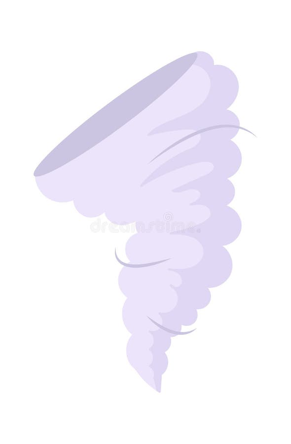 Hurricane Flat Icon Strong Wind Natural Disaster Stock Vector ...