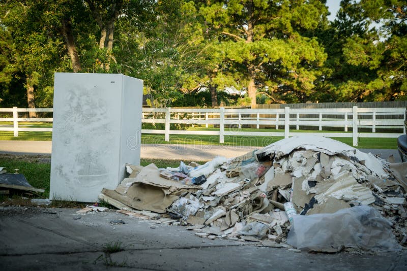 Hurricane Harvey Aftermath stock image. Image of destruction - 100121775