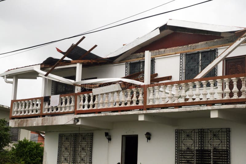 House after hurricane stock image. Image of house, village - 30401103
