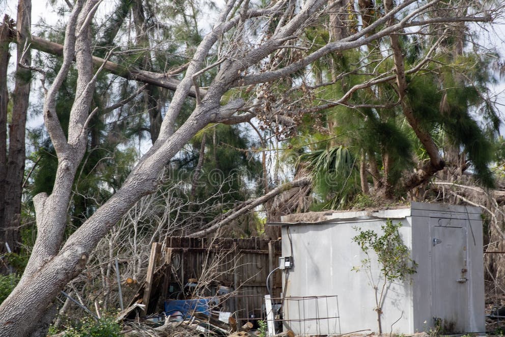 Hurricane Ian Devastation stock photo. Image of remnants - 268671538