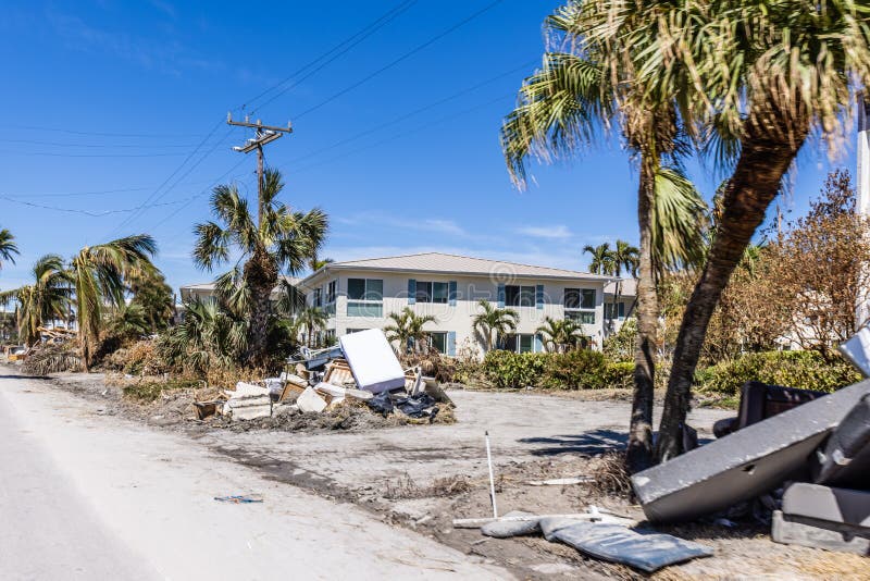 Hurricane Ian Naples Florida Editorial Stock Image - Image of resort ...