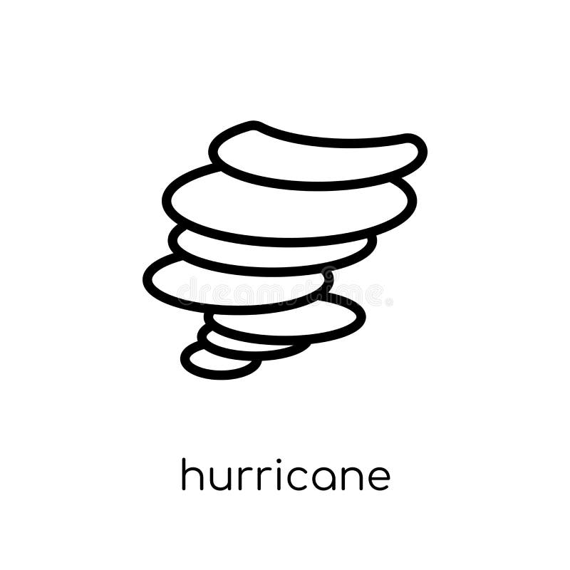 Typhoon Icon From Weather Collection Stock Vector Illustration Of Danger Typhoon 130966170