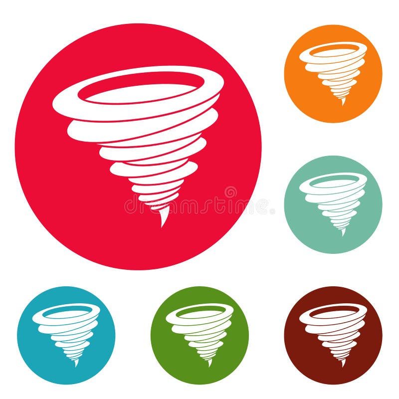 Set of Hurricane Icons with News Line Infographic, Typhoon and Tornado ...