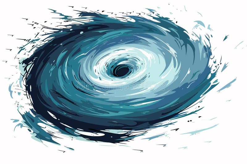 Hurricane Isolated Vector Style Stock Illustration - Illustration of ...