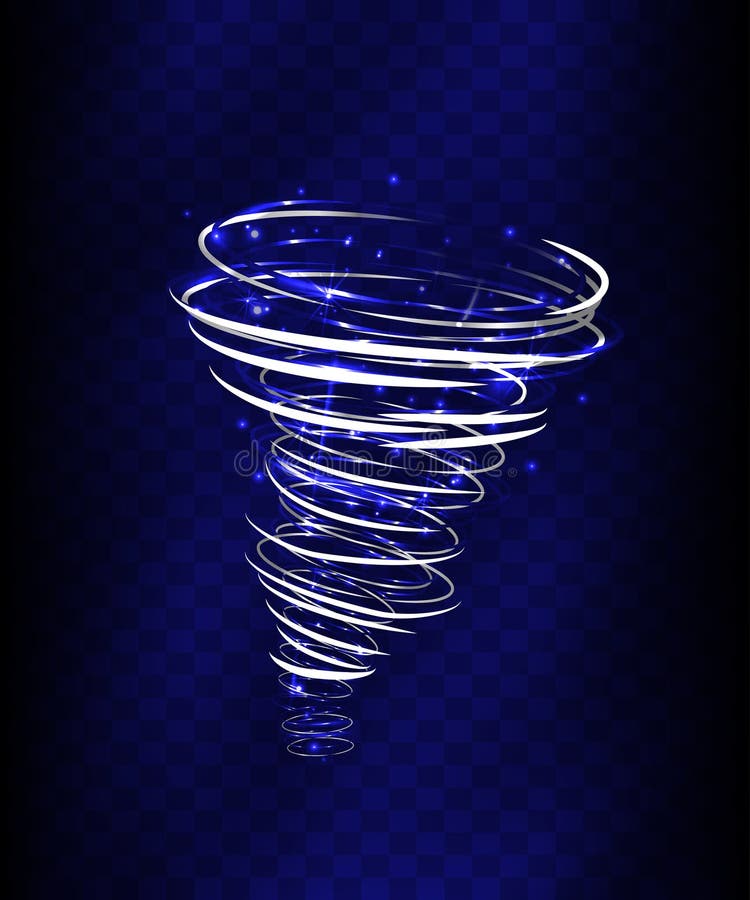 Hurricane light effect stock vector. Illustration of cyclone - 131565324