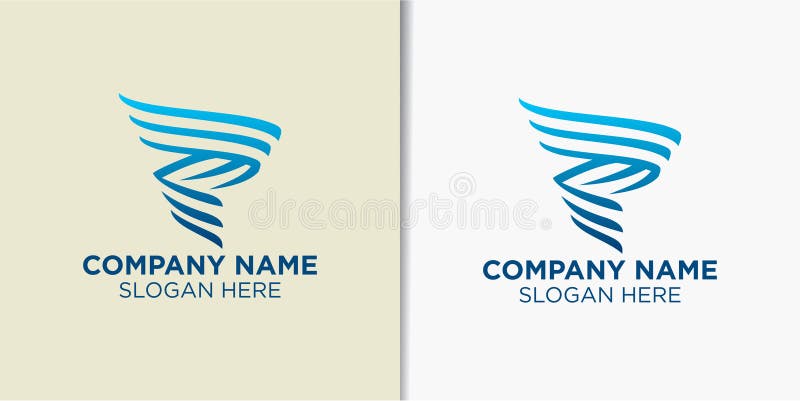 Hurricane Logo Inspiration, Nature Elements Logo Template Stock Vector ...