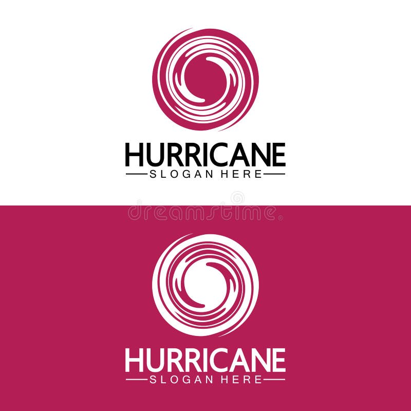 Hurricane Logo Symbol Icon Illustration Vector Stock Vector - Illustration of climate, element ...