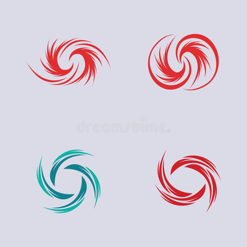 Hurricane Logo Symbol Icon Illustration Vector Company Stock Vector ...