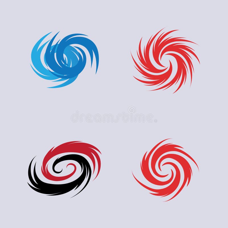 Hurricane Logo Symbol Icon Illustration Vector Company Stock Vector ...