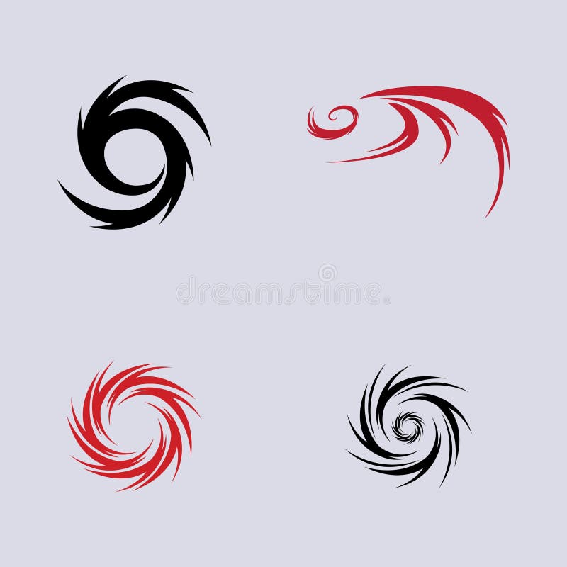 Hurricane Logo Symbol Icon Illustration Vector Company Stock Vector ...