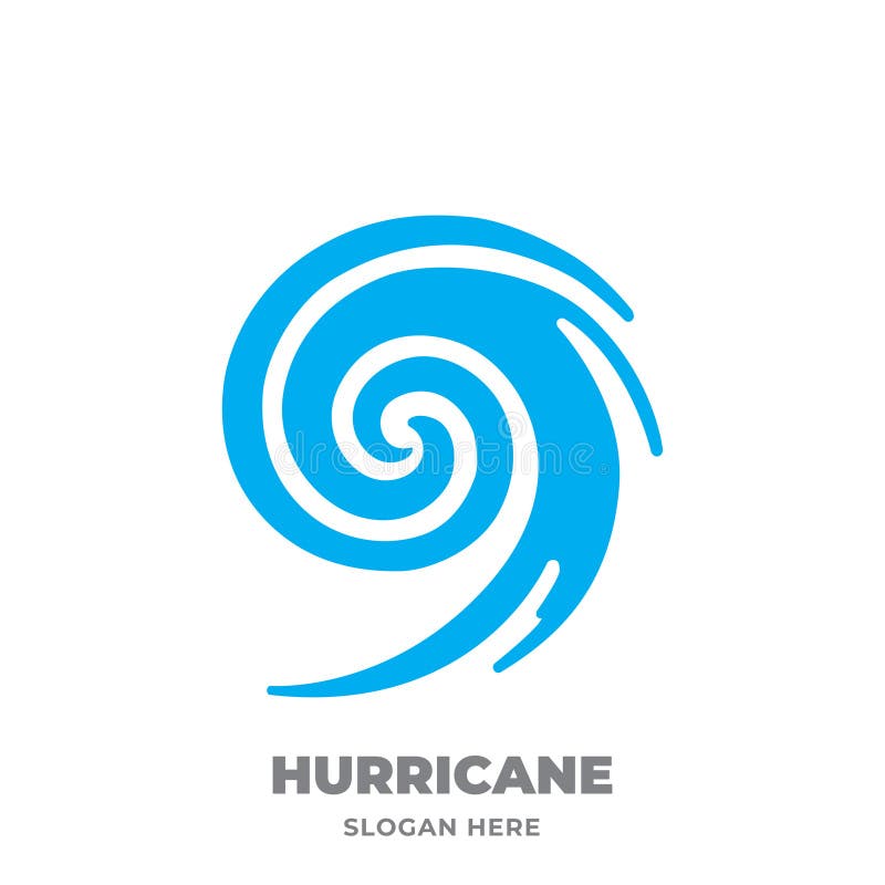 Hurricane Logo Vector Icon Design Template Stock Illustration ...