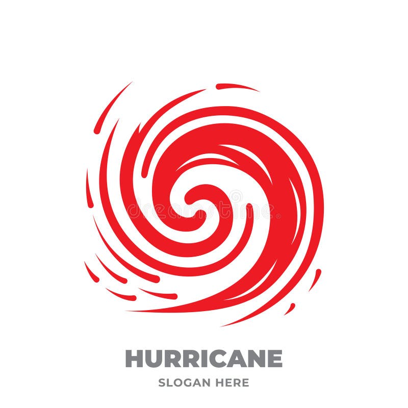 Hurricane Logo Vector Icon Design Template Stock Illustration ...