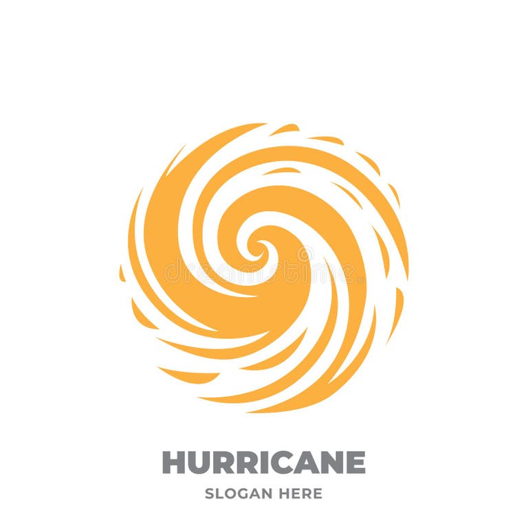 Hurricane Logo Vector Icon Design Template Stock Vector - Illustration ...