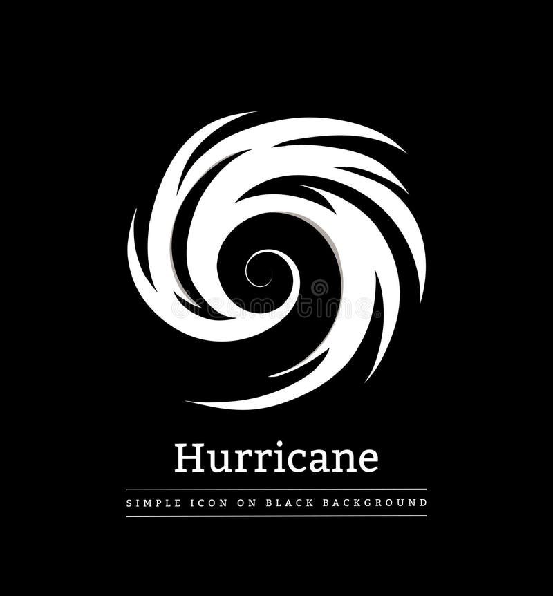 Hurricane Logo Vector Spiral Illustration Stock Vector - Illustration ...