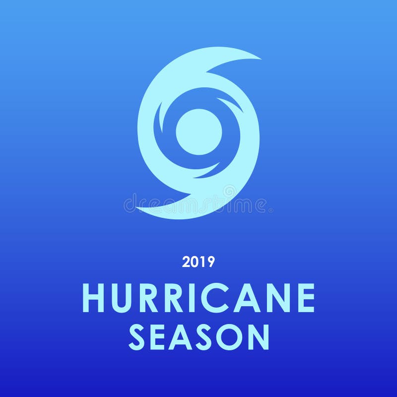 Hurricane Season Flat Vector Illustration. Stock Vector - Illustration ...