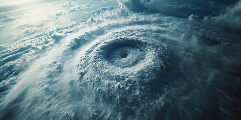 Hurricane from space stock photo. Image of storm, hurricane - 388144296