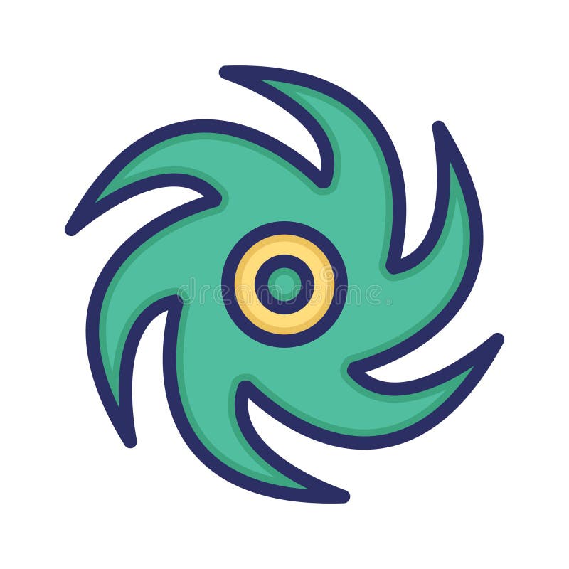 Hurricane, Storm, Element, Storm Fully Editable Vector Icon Stock ...