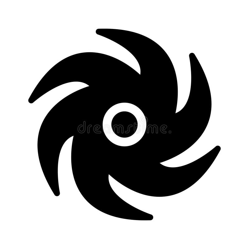 Hurricane, Storm, Element, Storm Fully Editable Vector Icon Stock ...
