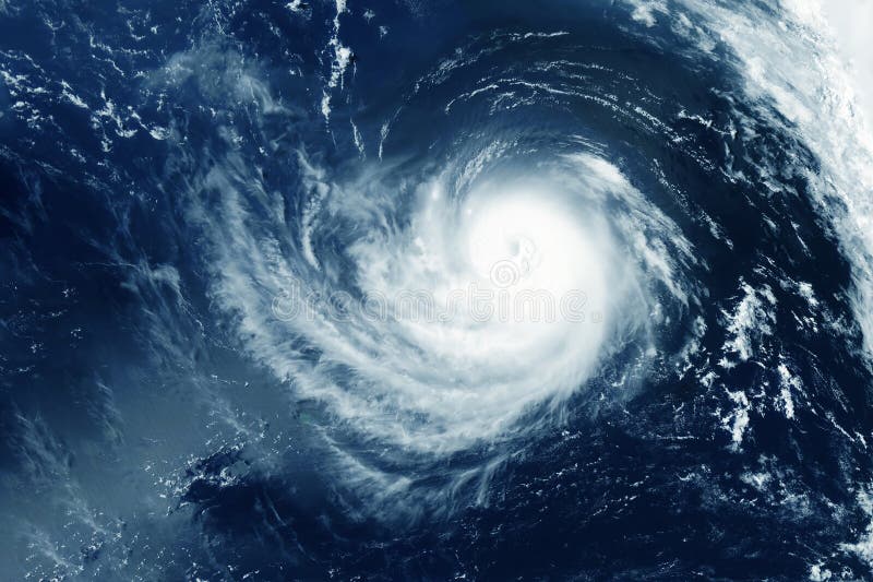 Hurricane, Typhoon from Space. Elements of this Image Furnished by NASA ...