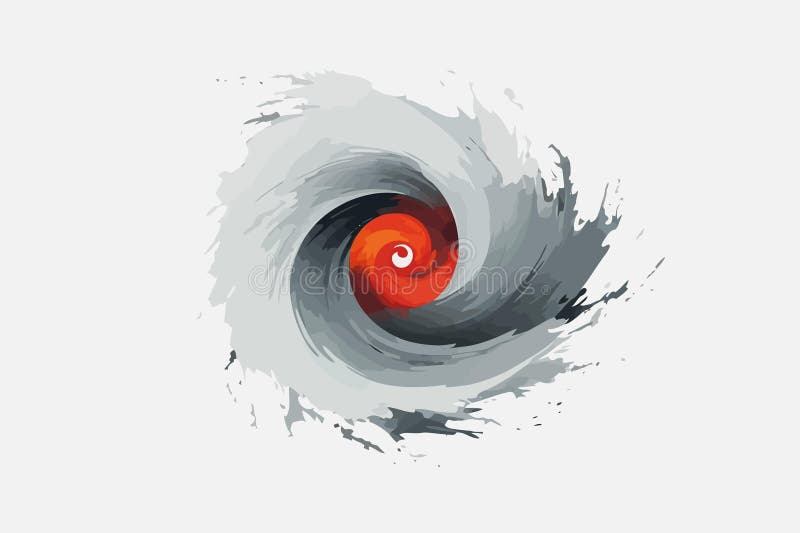 Hurricane Vector Flat Minimalistic Isolated Illustration Stock Vector ...