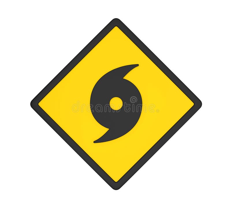 Hurricane warning stock vector. Illustration of hurricanes - 34628538