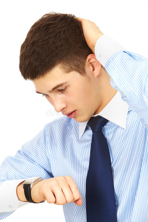 Hurry up! stock image. Image of people, minute, forefinger - 6748833