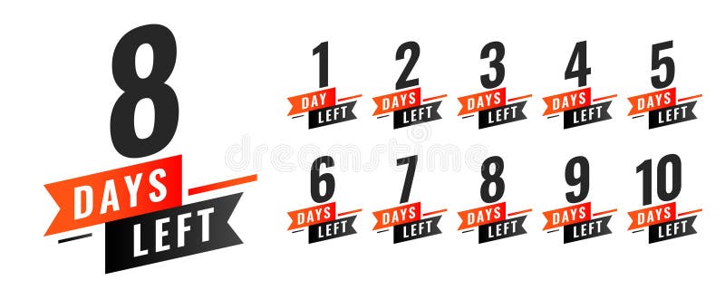 Hurry Up Limited Days Left Countdown Template for Online or Retail ...