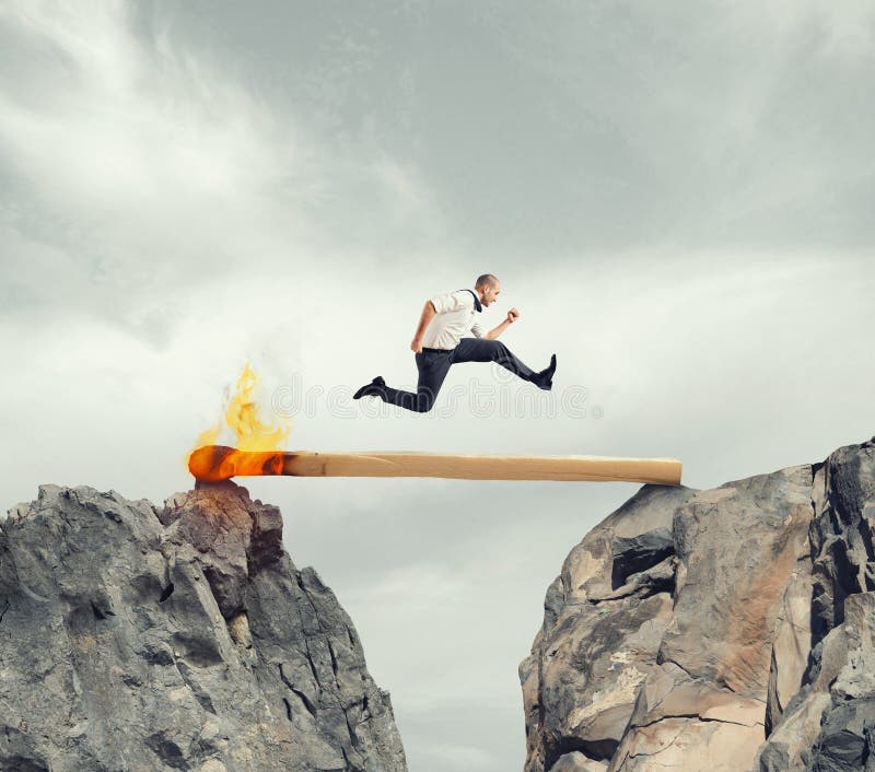 Hurry Up and Overcome the Obstacle Stock Image - Image of fall, hazard ...