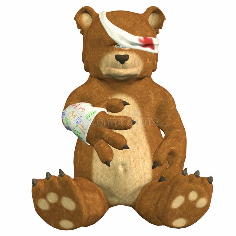 Hurt Cartoon Bear Stock Illustrations – 71 Hurt Cartoon Bear Stock ...