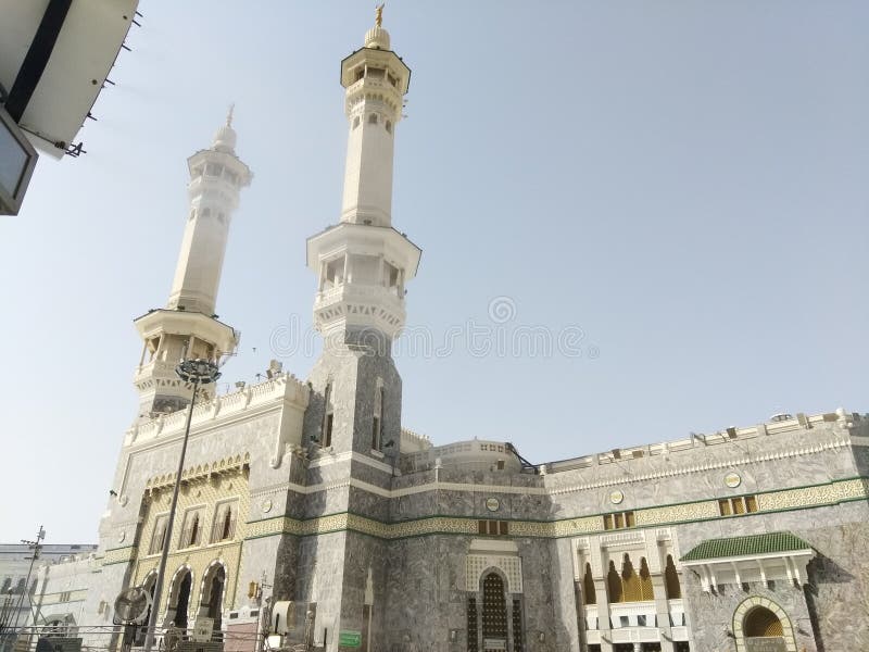Minaar of haram shareef stock image. Image of touching - 100308127