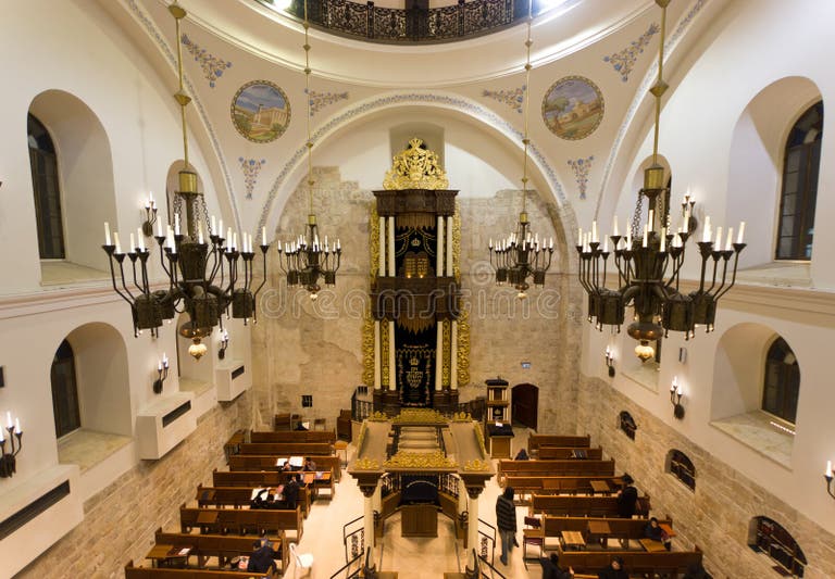The Hurva Synagogue in Jerusalem Editorial Image - Image of prayer ...
