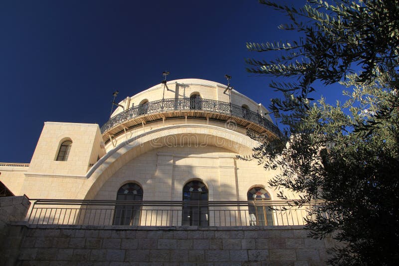 Hurva Synagogue stock image. Image of israel, tree, travel - 293729125