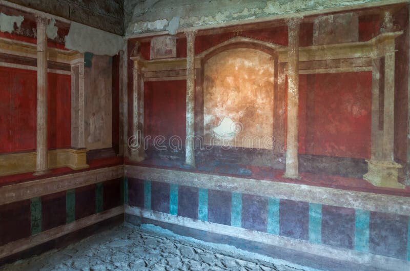 Hus Av Augustus, Palantine Kulle, Rome Redaktionell Arkivbild - Bild av ...