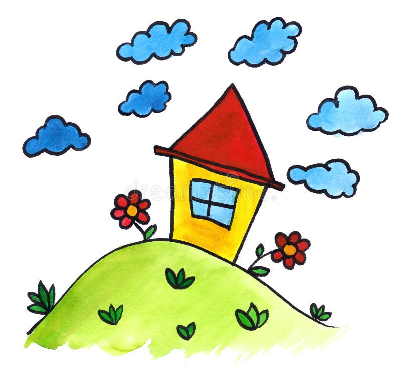Litet Tecknat Hus Stock Illustrationer, Vektorer, & Clipart – (2,370 ...