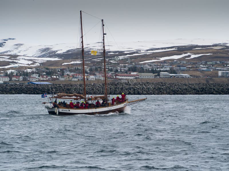 Husavik iceland editorial image. Image of light, fall - 40163890