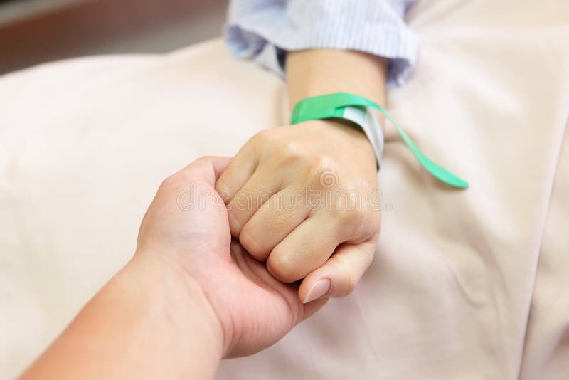 Husband Grip His Wife S Hand Stock Image - Image of care, holding: 22070919