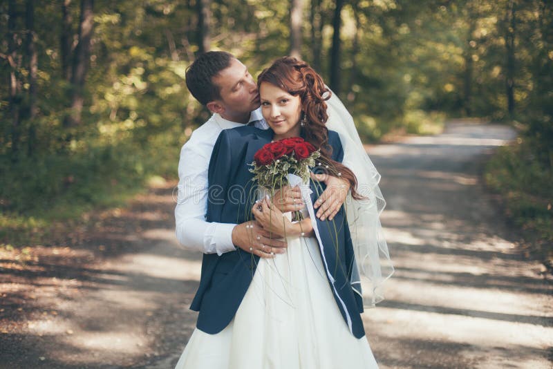 Husband and Wife stock image. Image of wedding, nature - 49185645