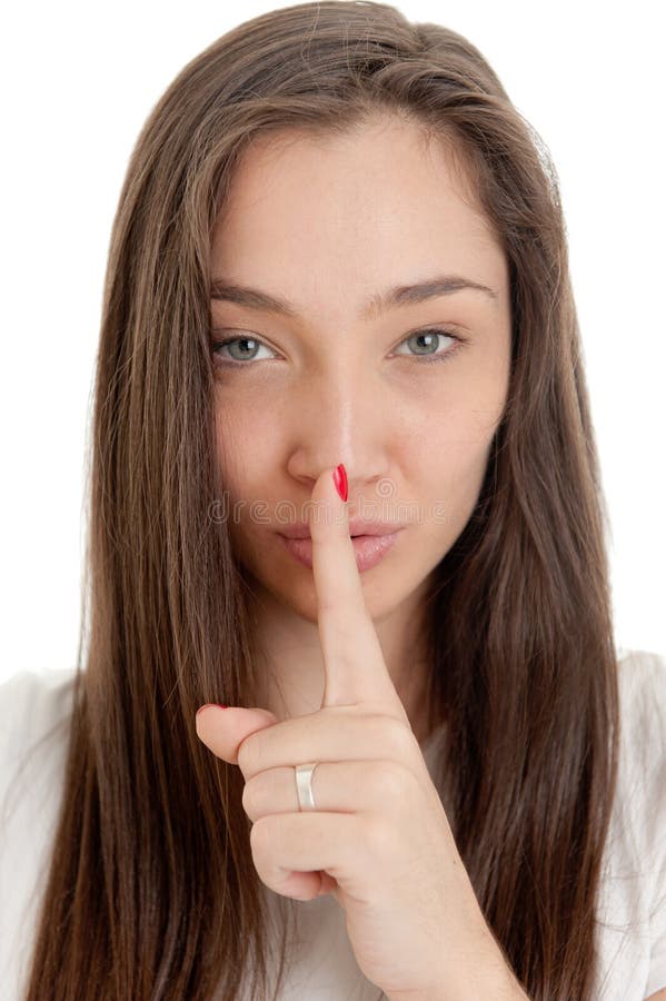 Hush stock image. Image of silence, silent, shirt, slim - 20306725