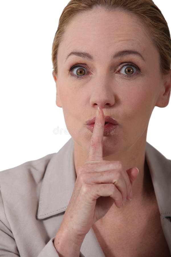 Hush stock photo. Image of professional, manager, schoolteacher - 33253602
