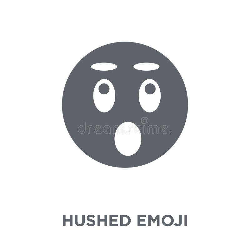 Hushed Emoji Icon from Emoji Collection. Stock Vector - Illustration of ...