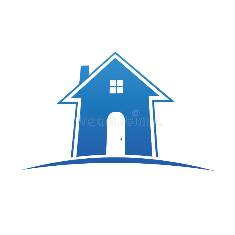 Huslogo vektor illustrationer. Illustration av konst - 18697316